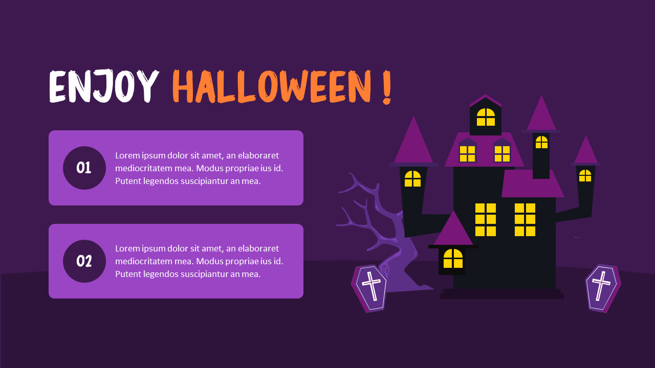 Halloween Day ppt template