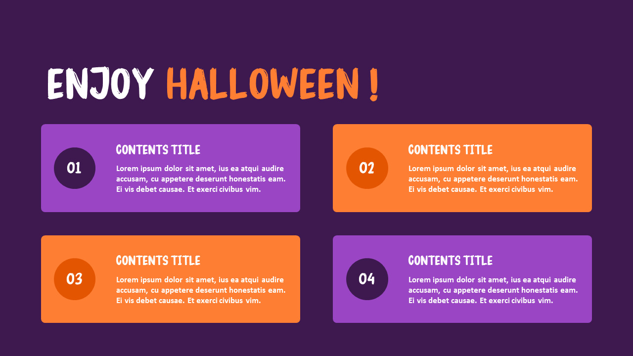 Halloween Day ppt template