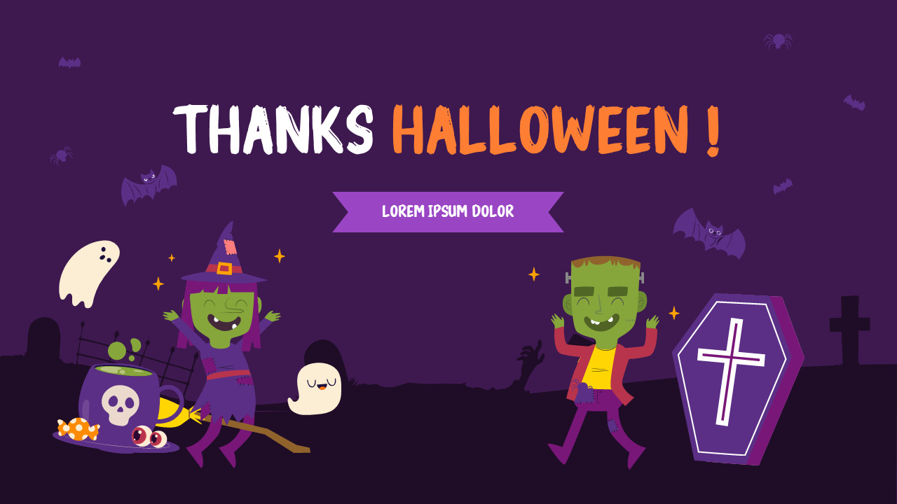 Halloween Day ppt template