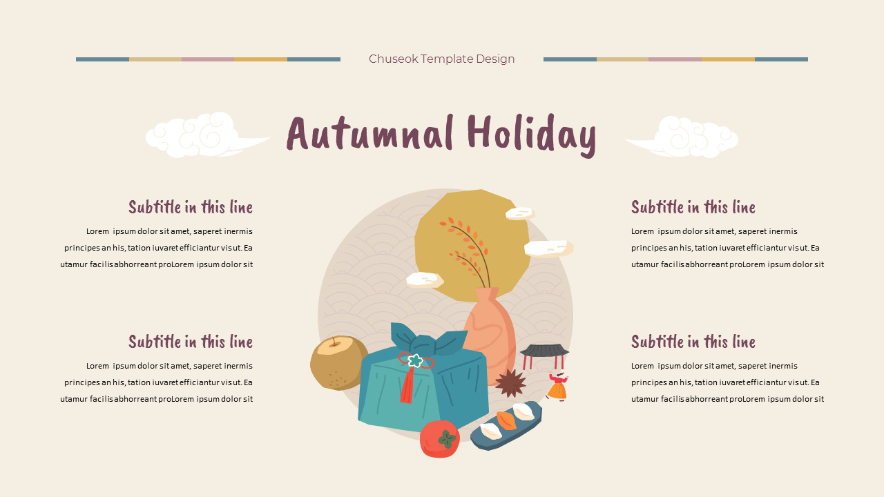 feliz chuseok Plantillas de PowerPoint