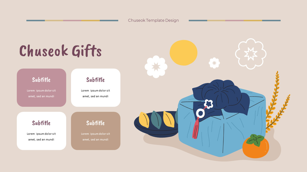 feliz chuseok Plantillas de PowerPoint