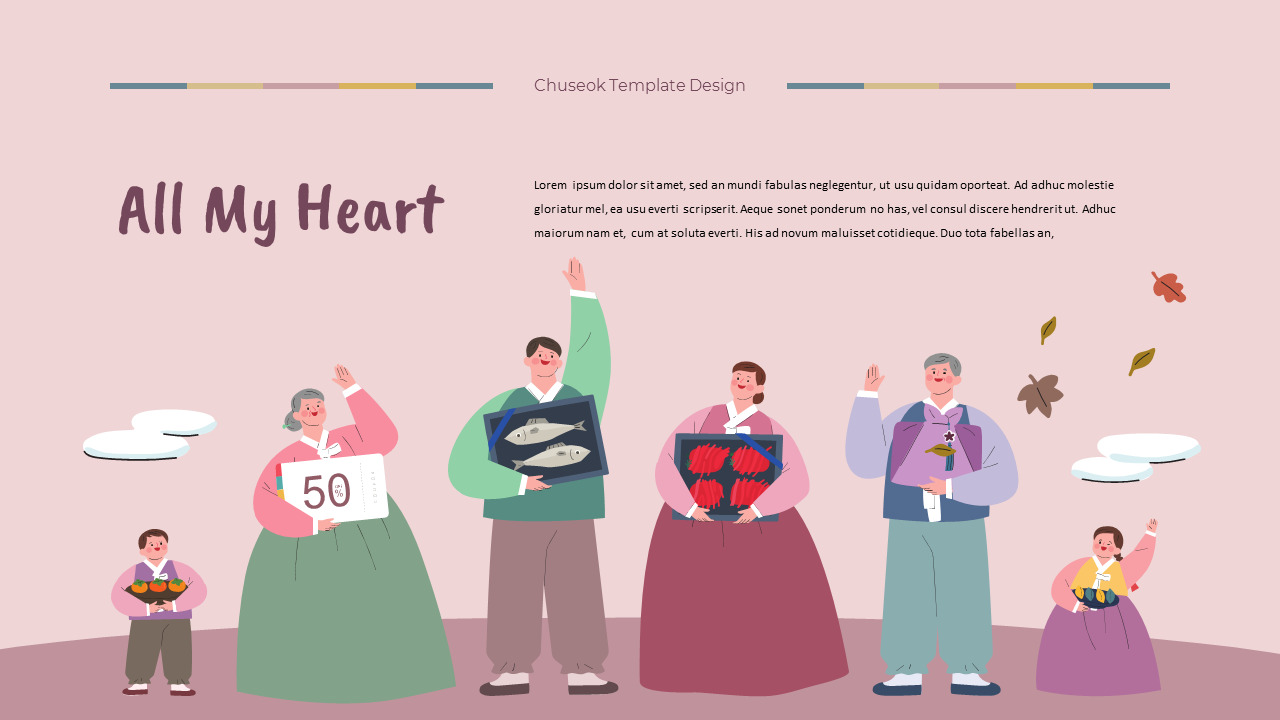 feliz chuseok Plantillas de PowerPoint