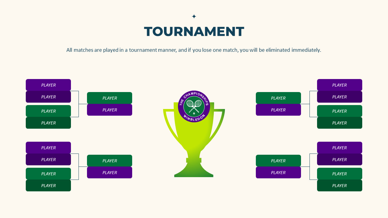 The Championships Wimbledon Tennis Google PPT Templates