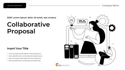 Collaborative Proposal professional ppt presentation templates