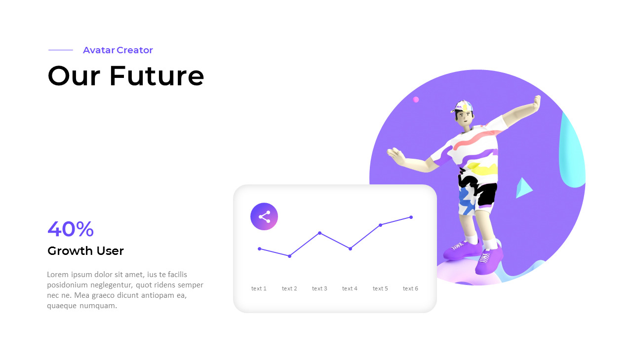 Create New Metaverse Avatar World powerpoint animation template