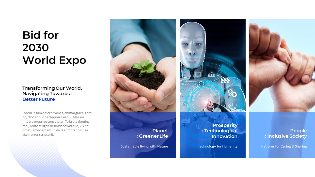 World EXPO 2030 BUSAN, KOREA Pitch Deck Animated Slides