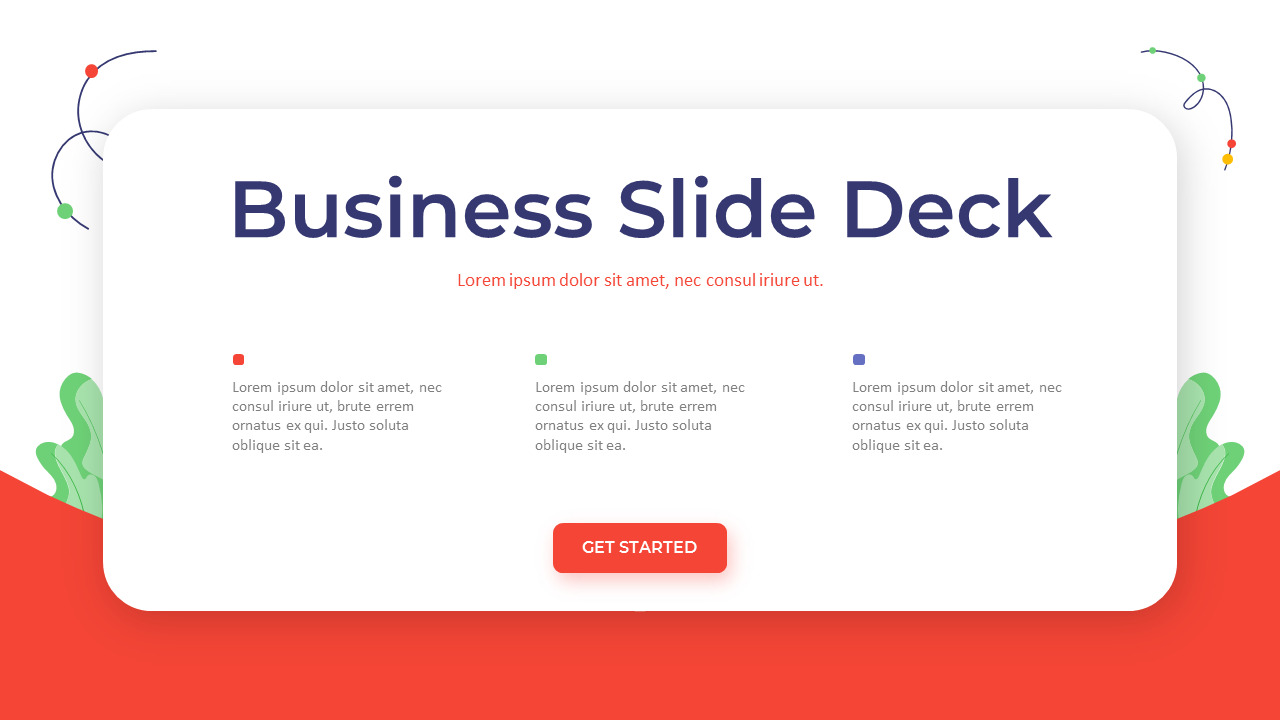 Business Project Deck startup pitch deck ppt