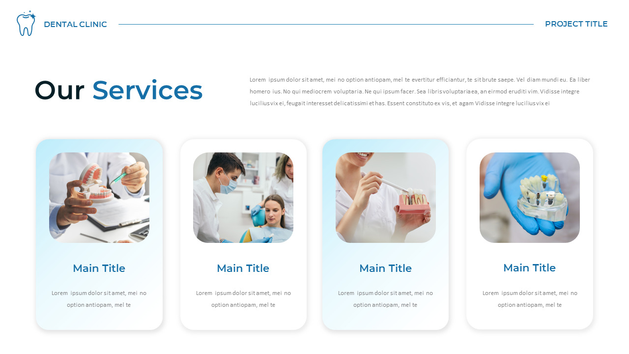 Dental Clinic Easy Google Slides Template