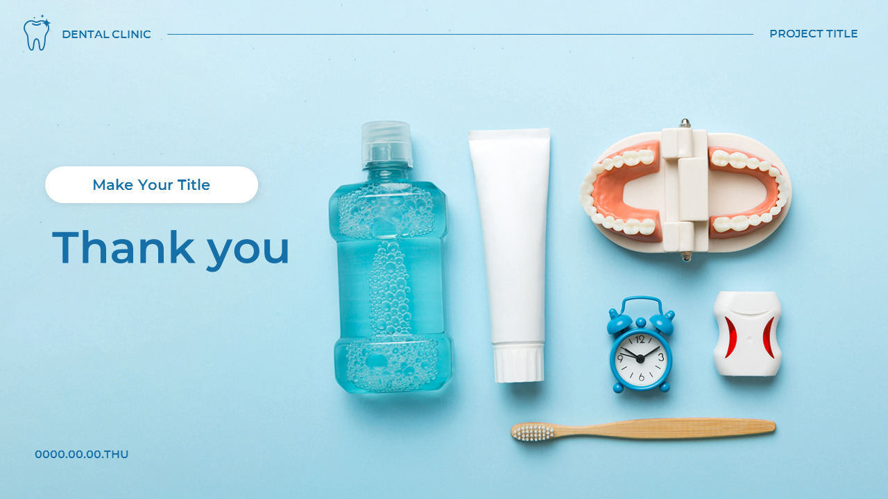 Dental Clinic Easy Google Slides Template