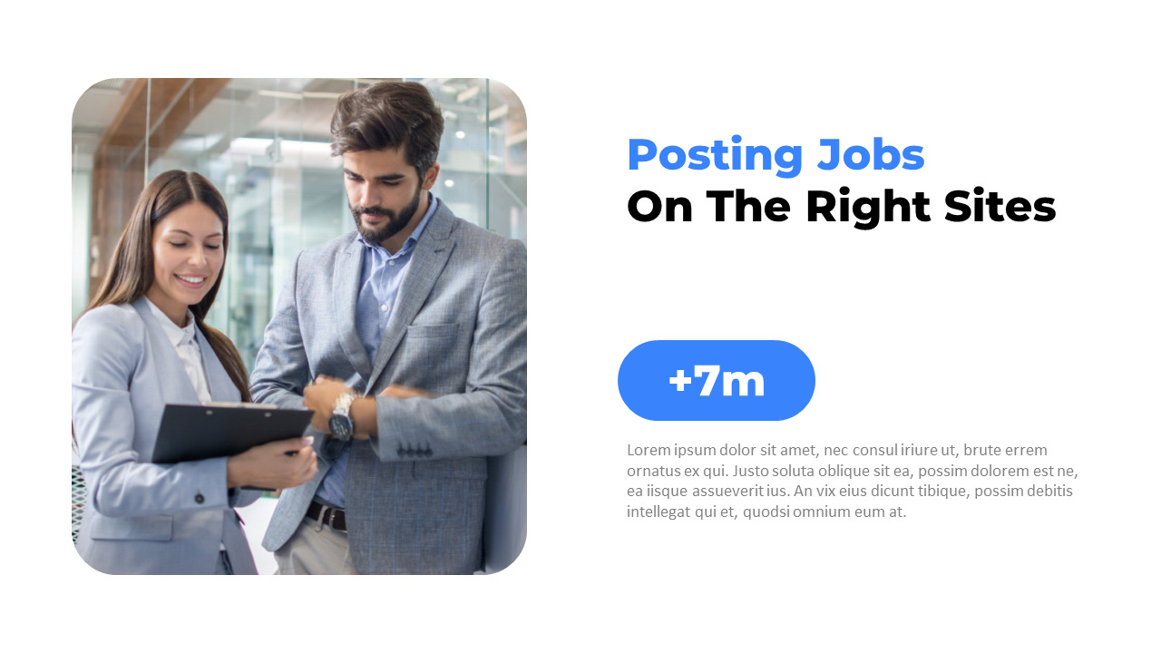 Job Search and Recruitment Simple Google Presentation