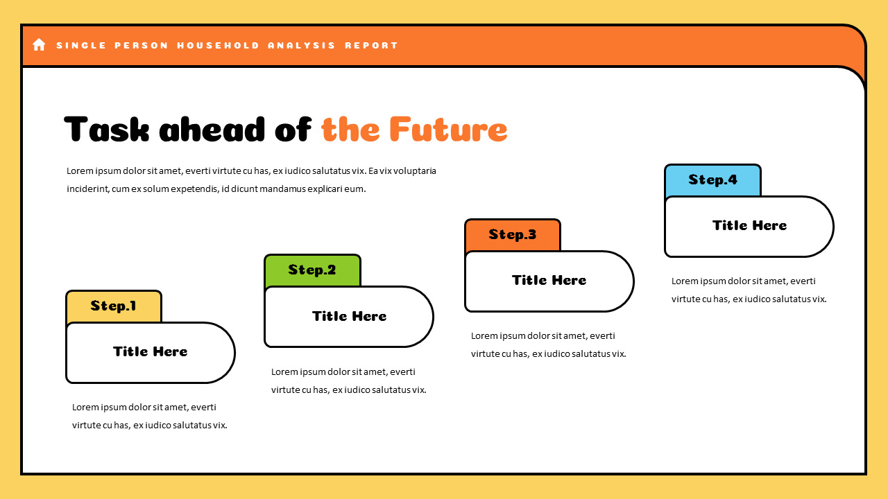 Single Person Household Analysis Google Slides Presentation Templates