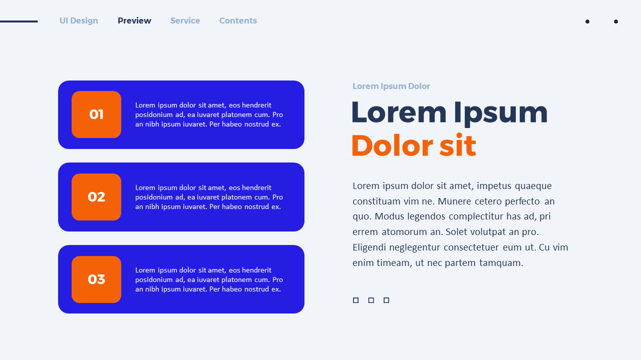 Website UI Design PPT Templates
