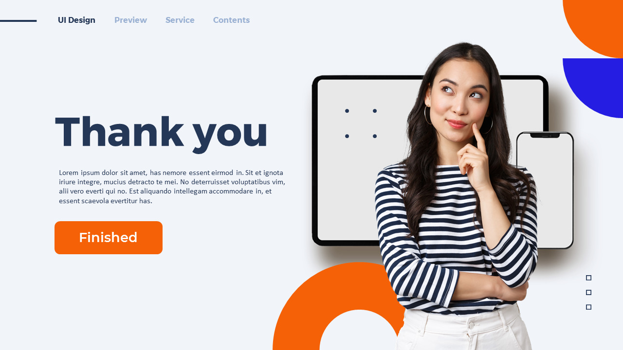 Website-UI-Design PPT-Vorlagen