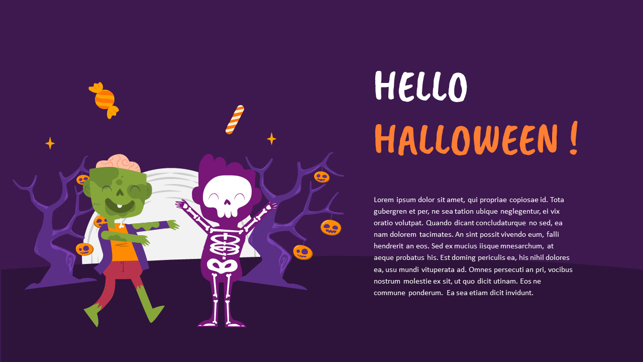 Halloween Day Easy Slides Design