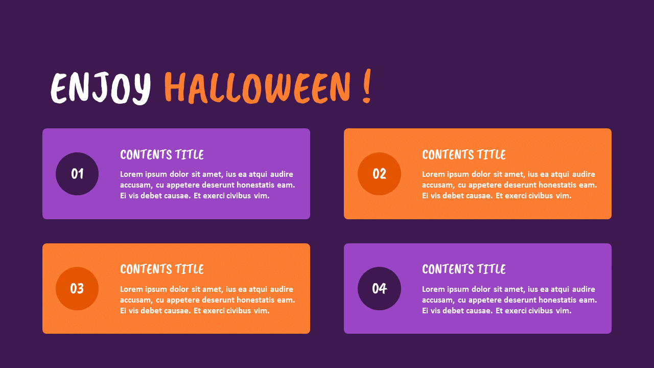 Halloween Day Easy Slides Design