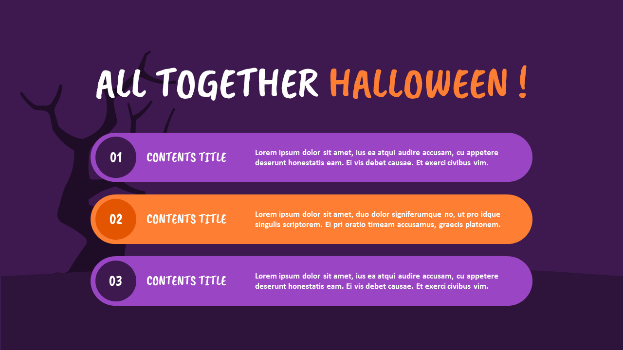 Halloween Day Easy Slides Design