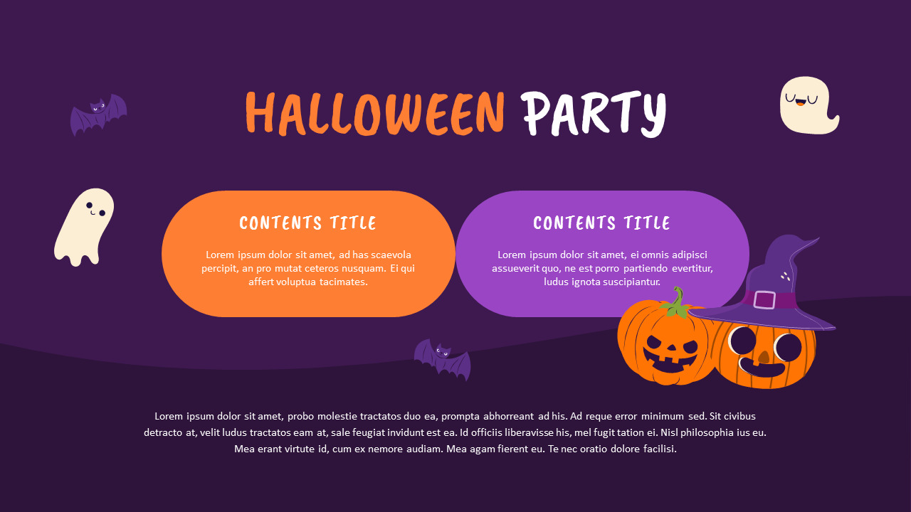 Halloween Day Easy Slides Design