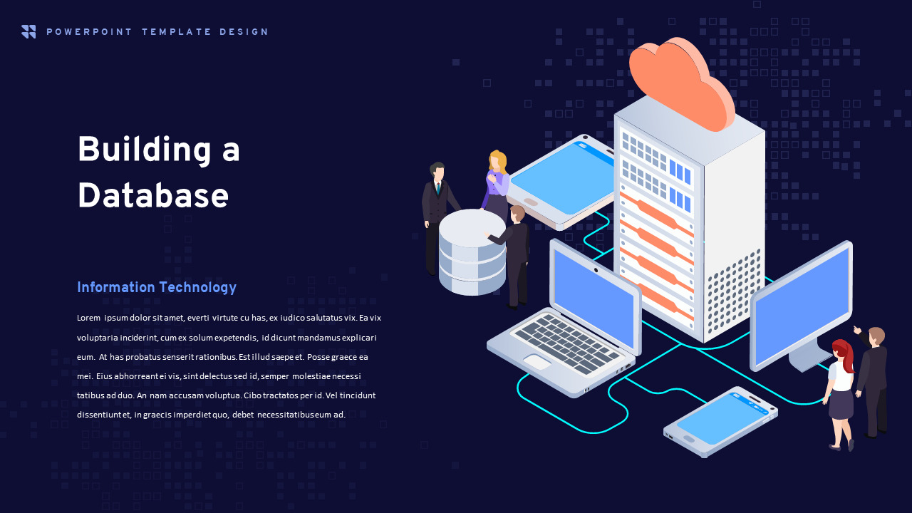 Information Technology pitch deck ppt presentation