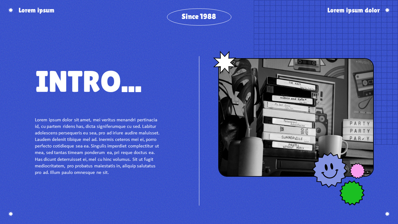 Online Marketing google slides presentation slides