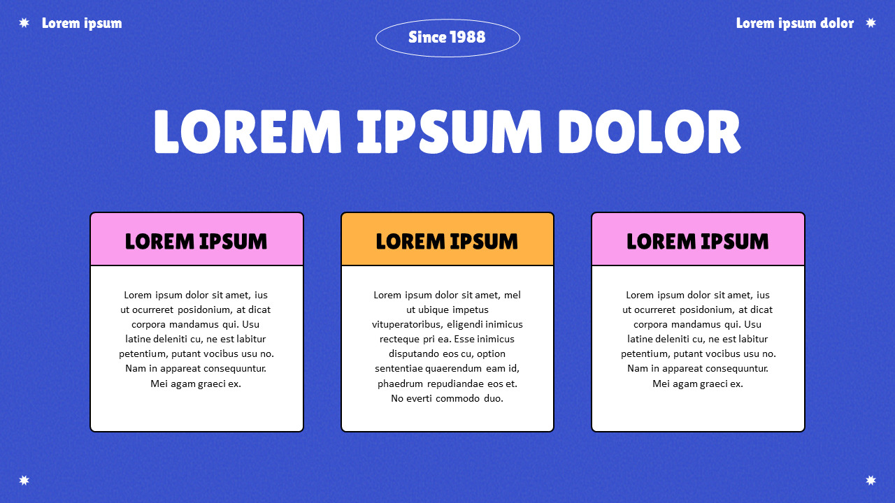 Online Marketing google slides presentation slides