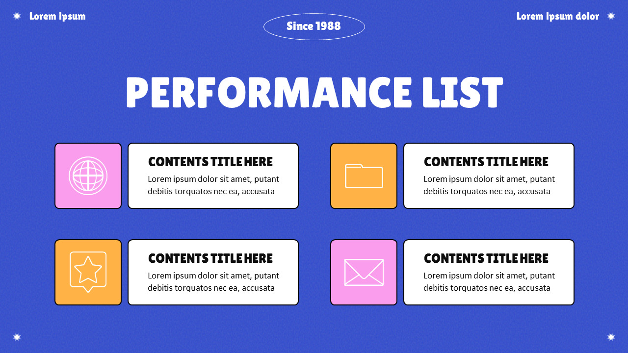 Online Marketing google slides presentation slides