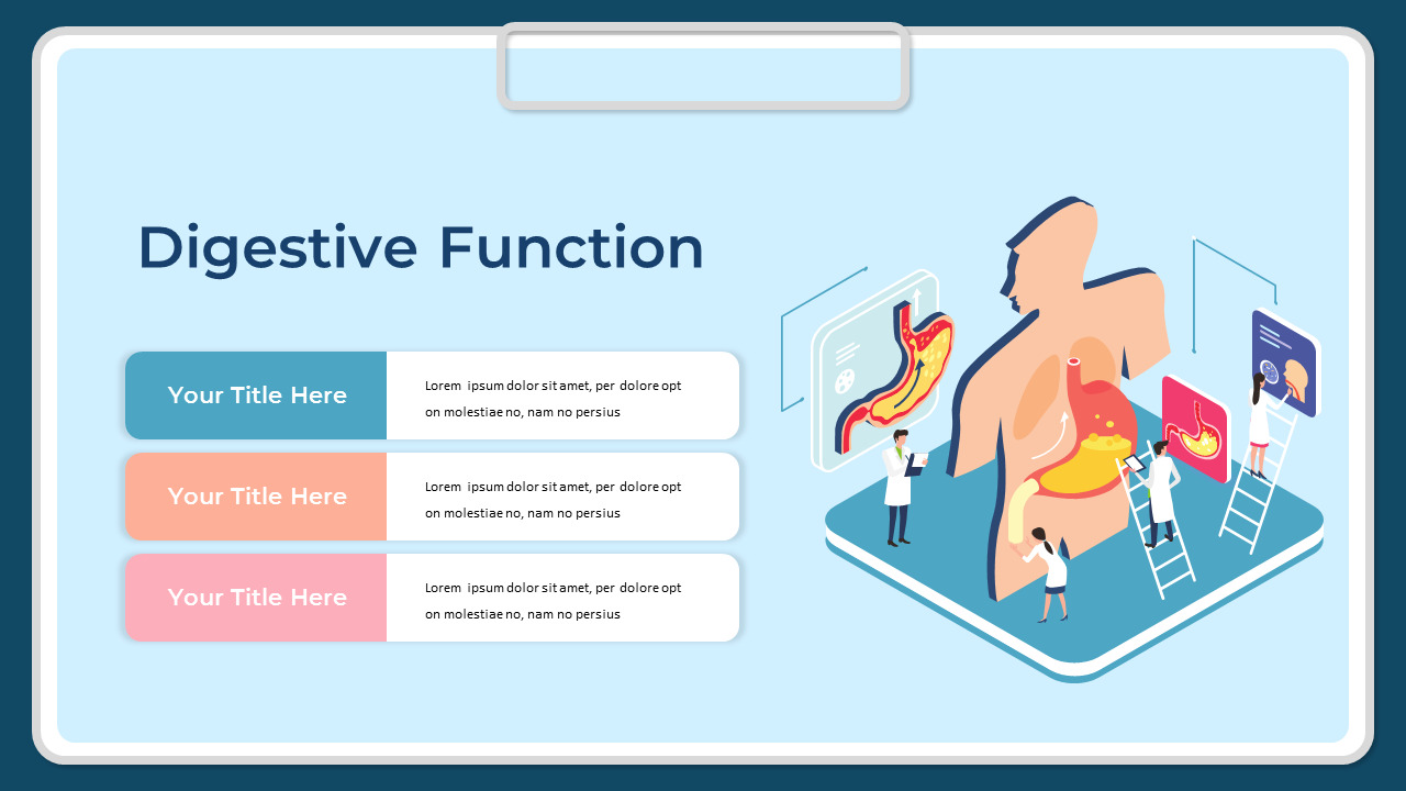Organs In The Body powerpoint template