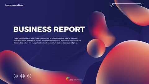 Business Report Background PowerPoint