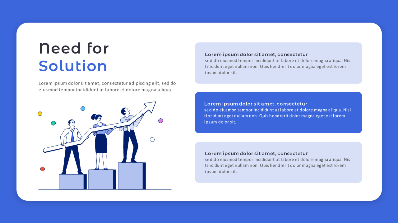 Business Strategy Plan slide template