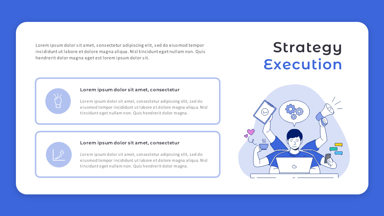 Business Strategy Plan slide template