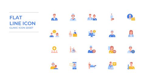Clinic Vector Icons Set