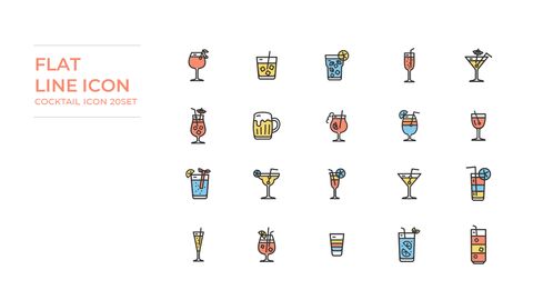 Cocktail Icon Resources for Designers