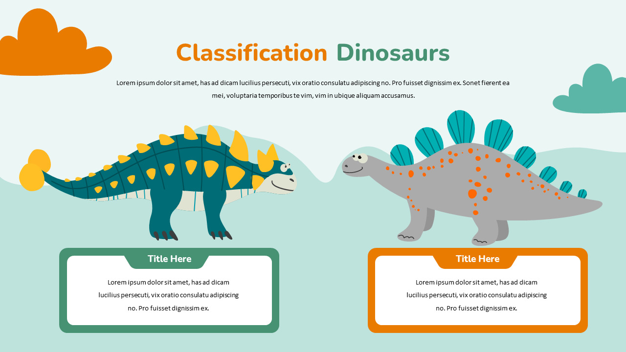 Dinosaurs Background PowerPoint