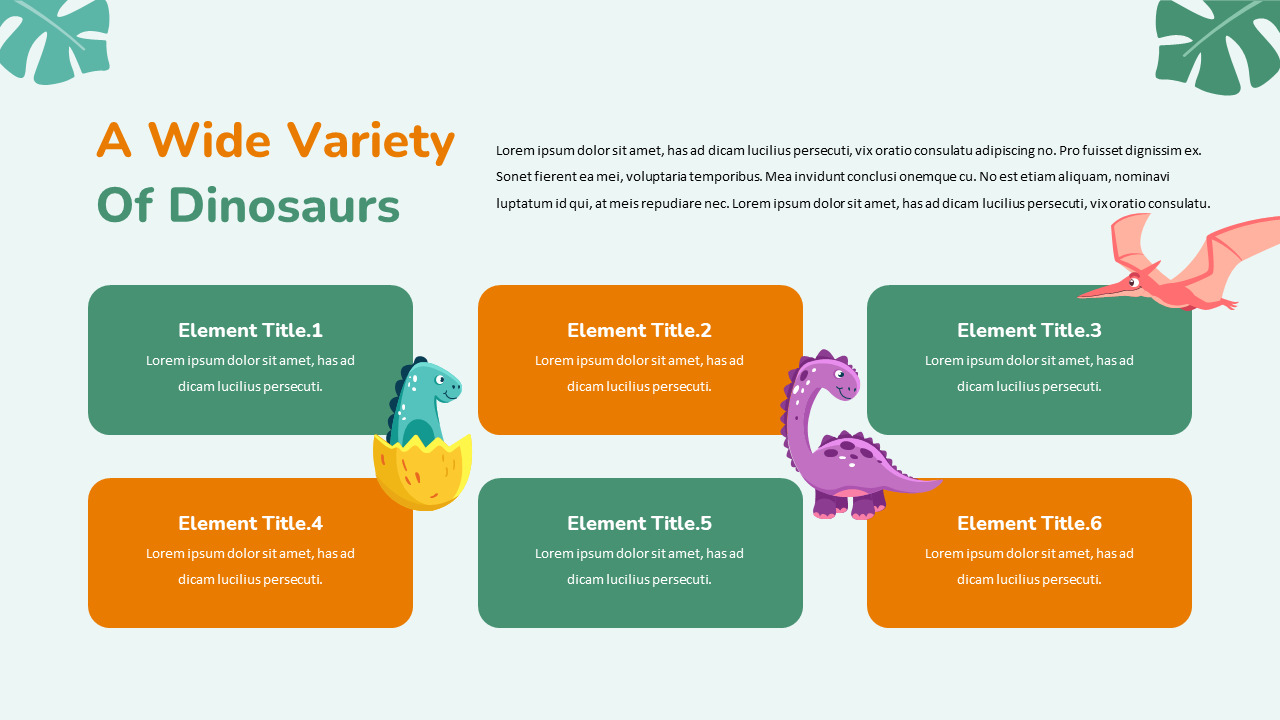 Dinosaurs Background PowerPoint