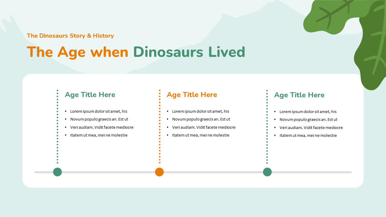 Dinosaurs Background PowerPoint
