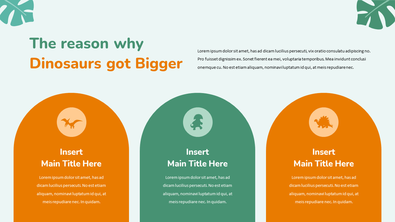 Dinosaurs Background PowerPoint