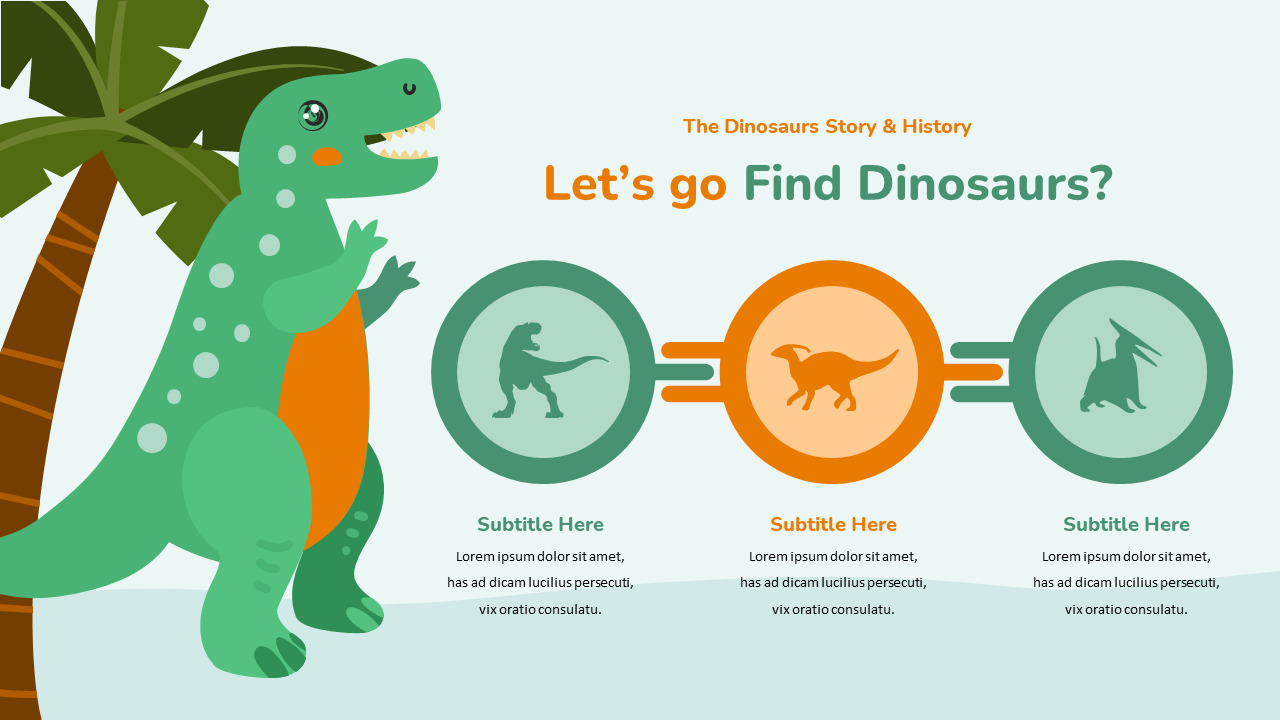 Dinosaurs Background PowerPoint