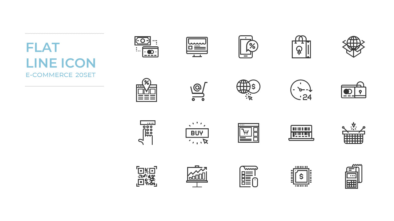 E-Commerce Icons Set