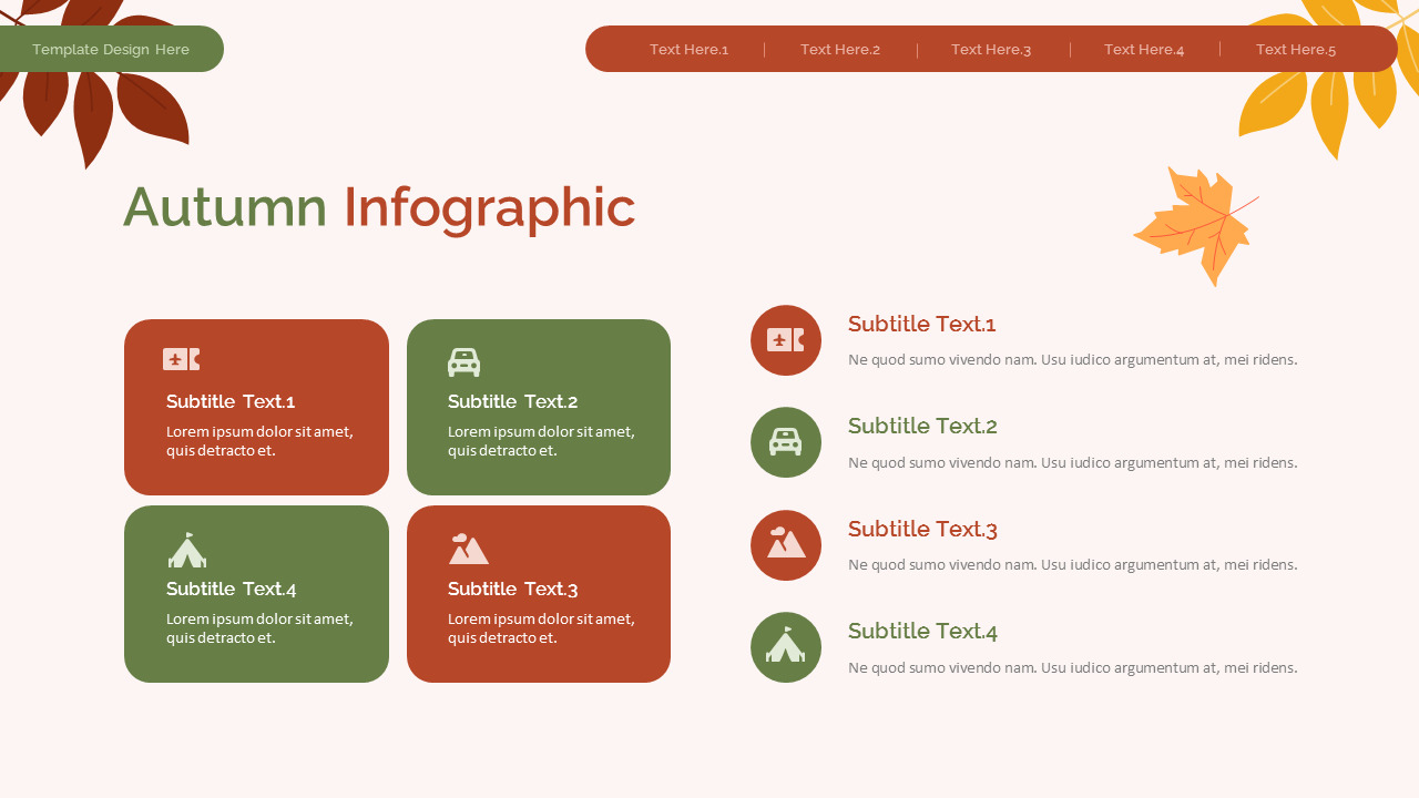 Hello, Autumn building ppt background