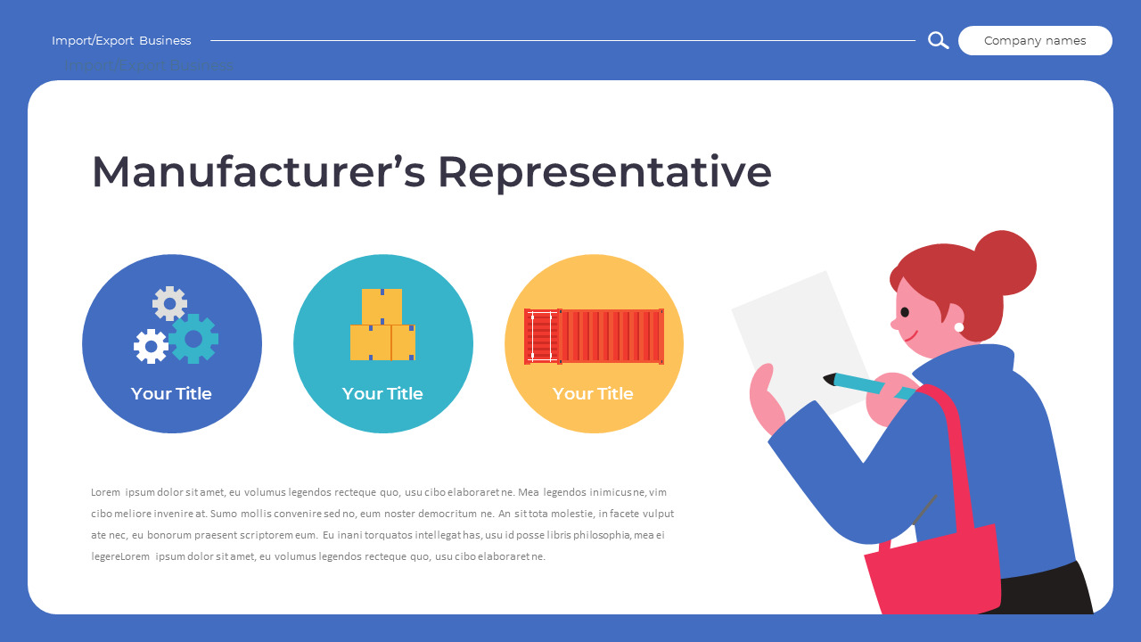 Import and Export Business presentation slides ppt
