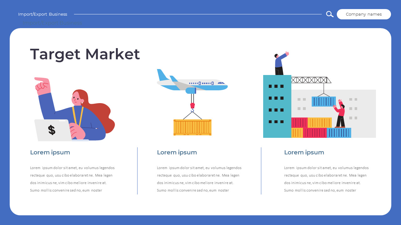Import and Export Business presentation slides ppt