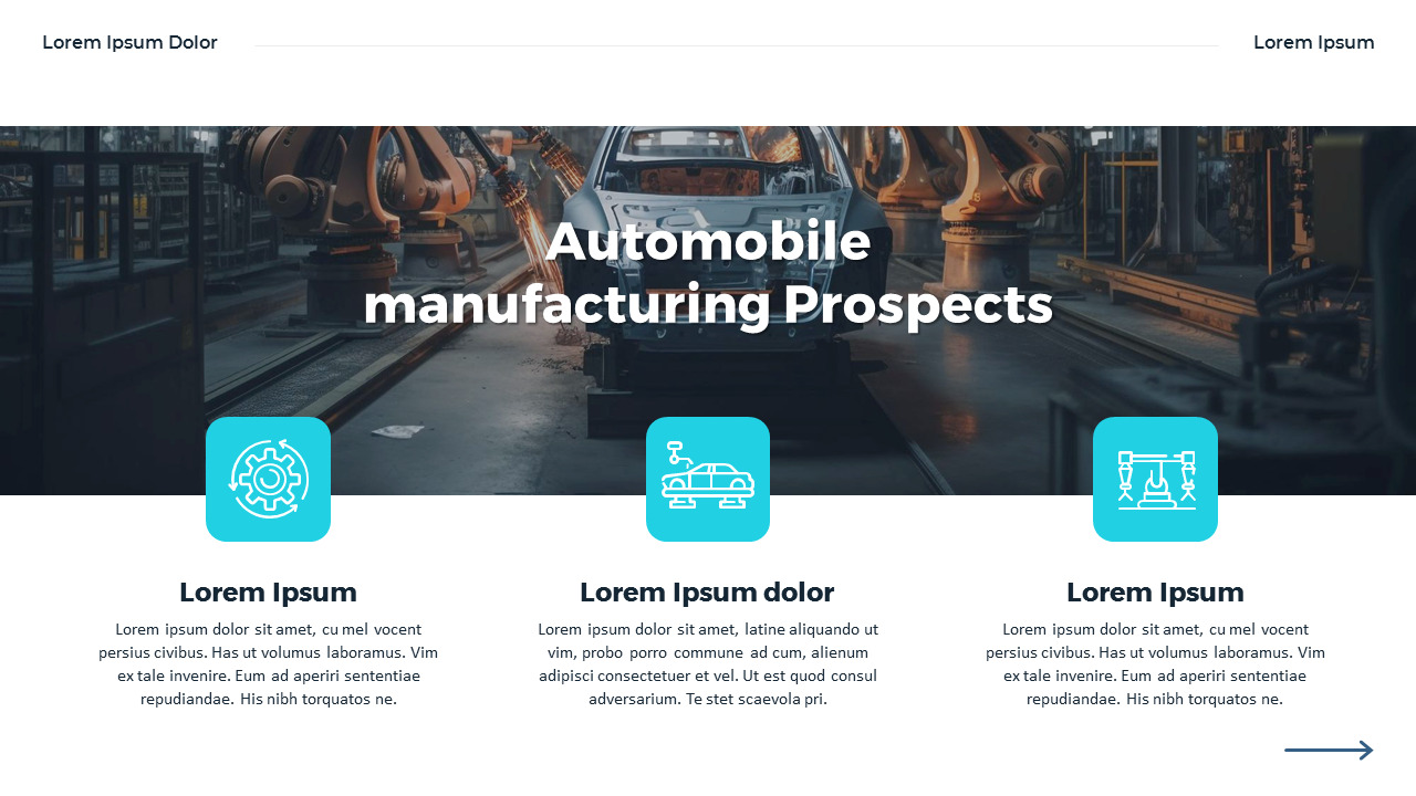 Automobile manufacturing Industry Tech Pitch Deck