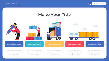 Import and Export Business presentation slides ppt