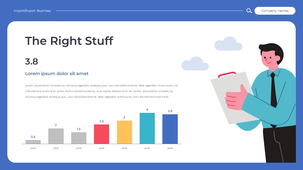 Import and Export Business presentation slides ppt