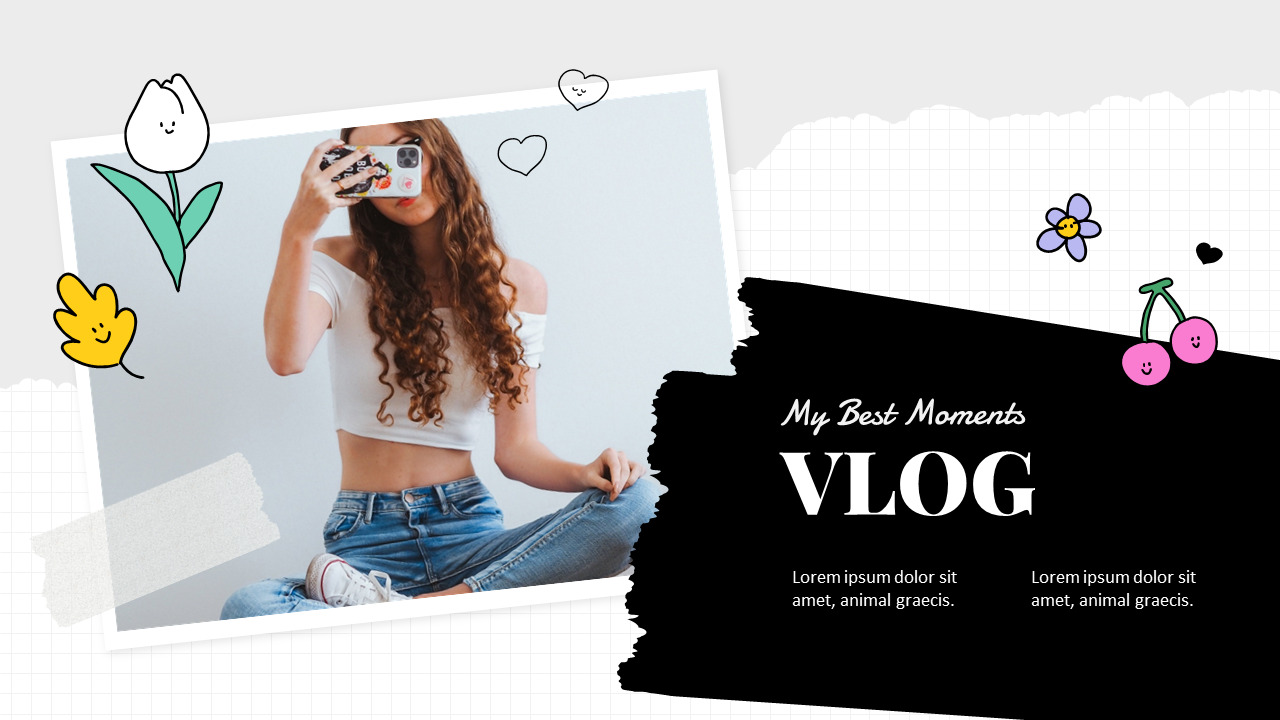 Vlog Concept Business Presentation Templates