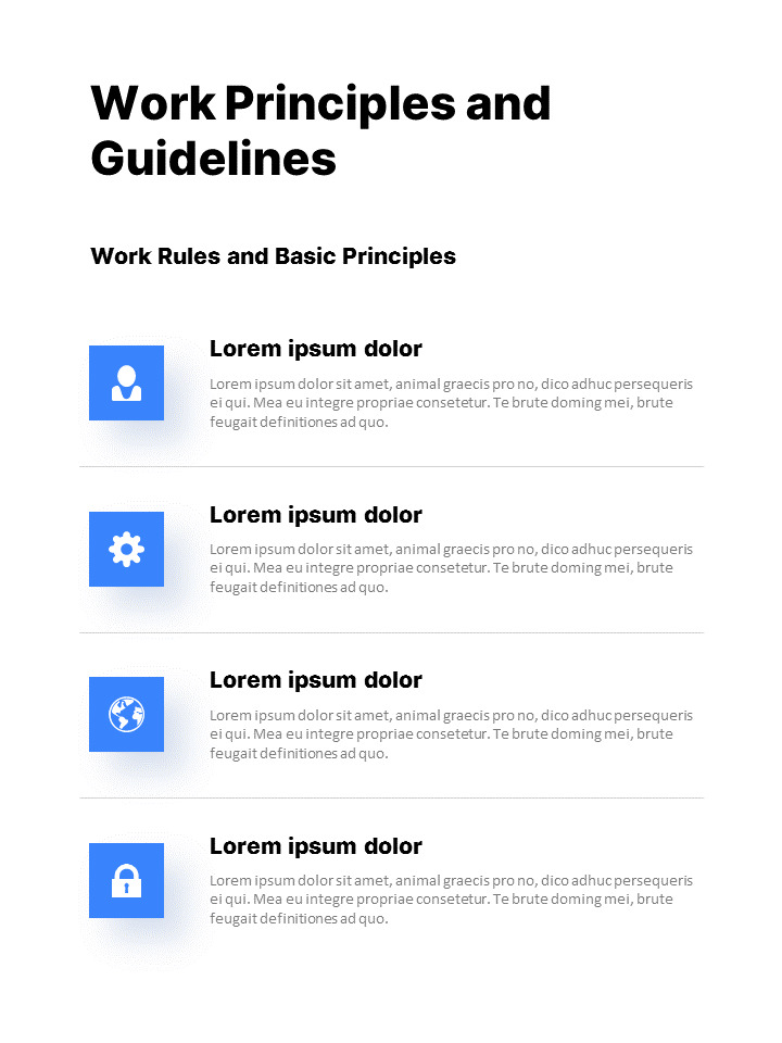 Company Operations Manual Easy Slides Design