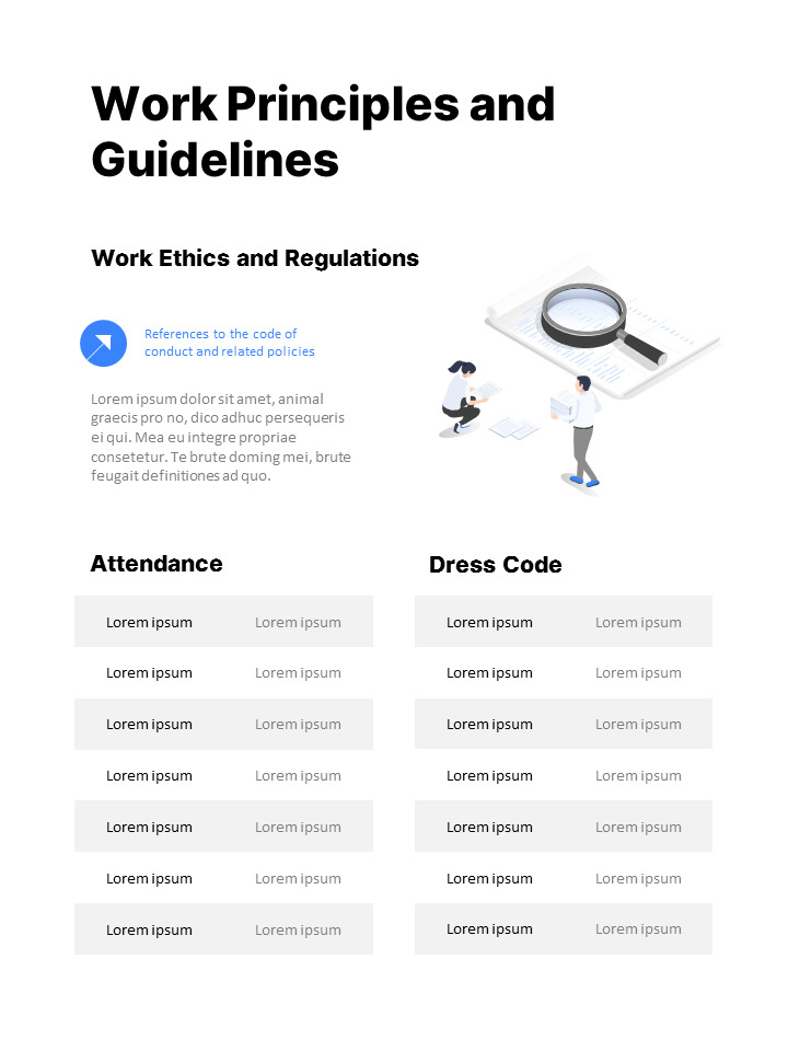 Company Operations Manual Easy Slides Design