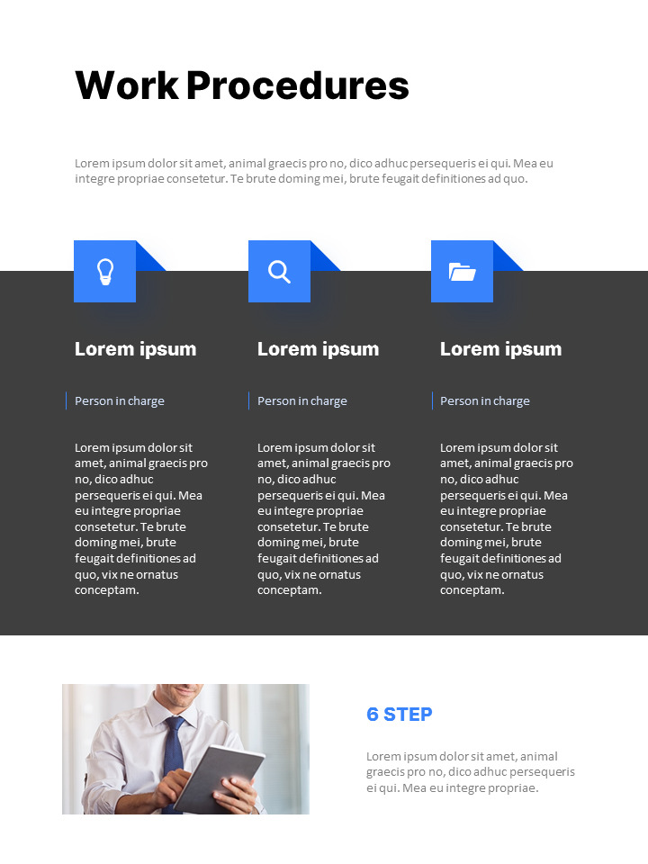 Company Operations Manual Easy Slides Design