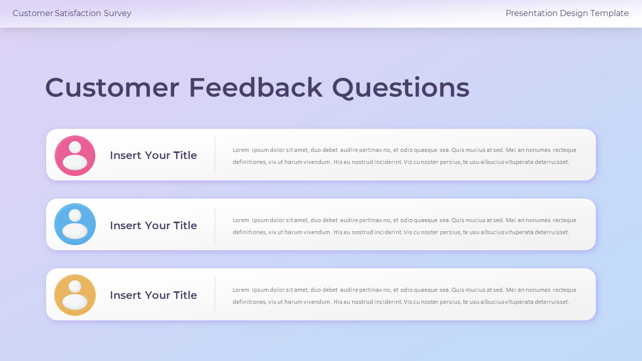 Customer Satisfaction Survey History Powerpoint Template