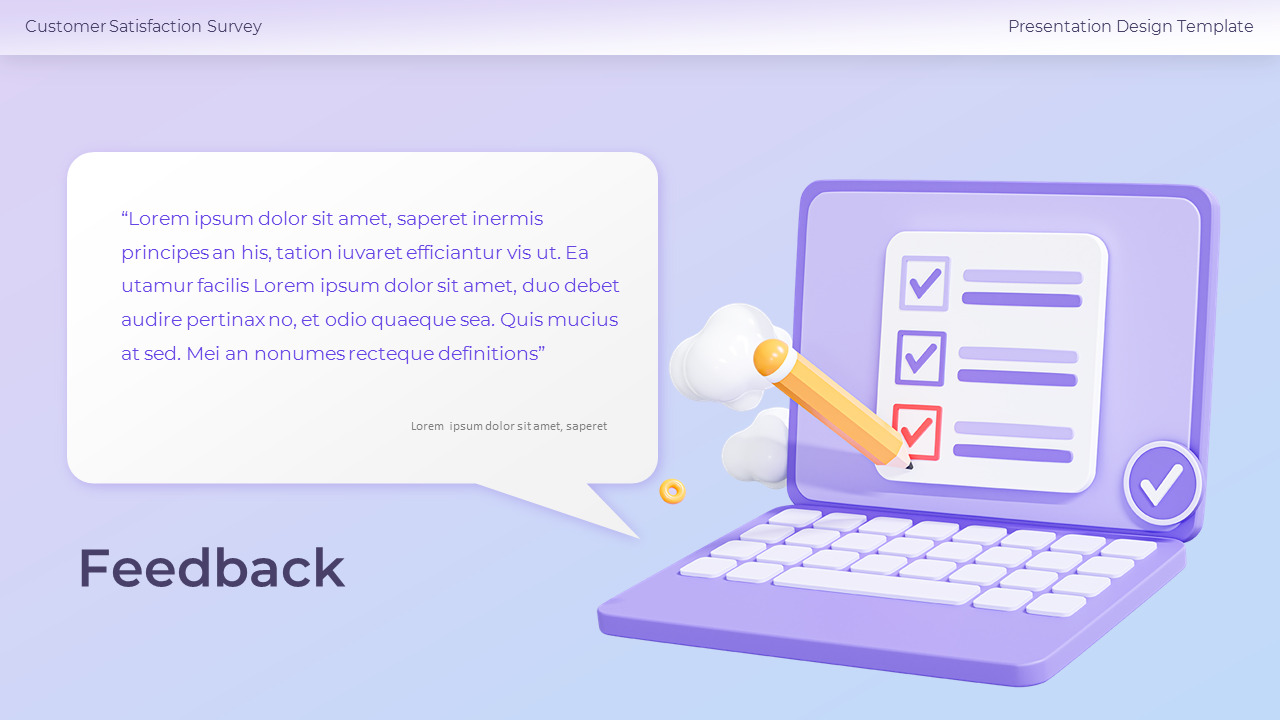 Customer Satisfaction Survey history powerpoint template