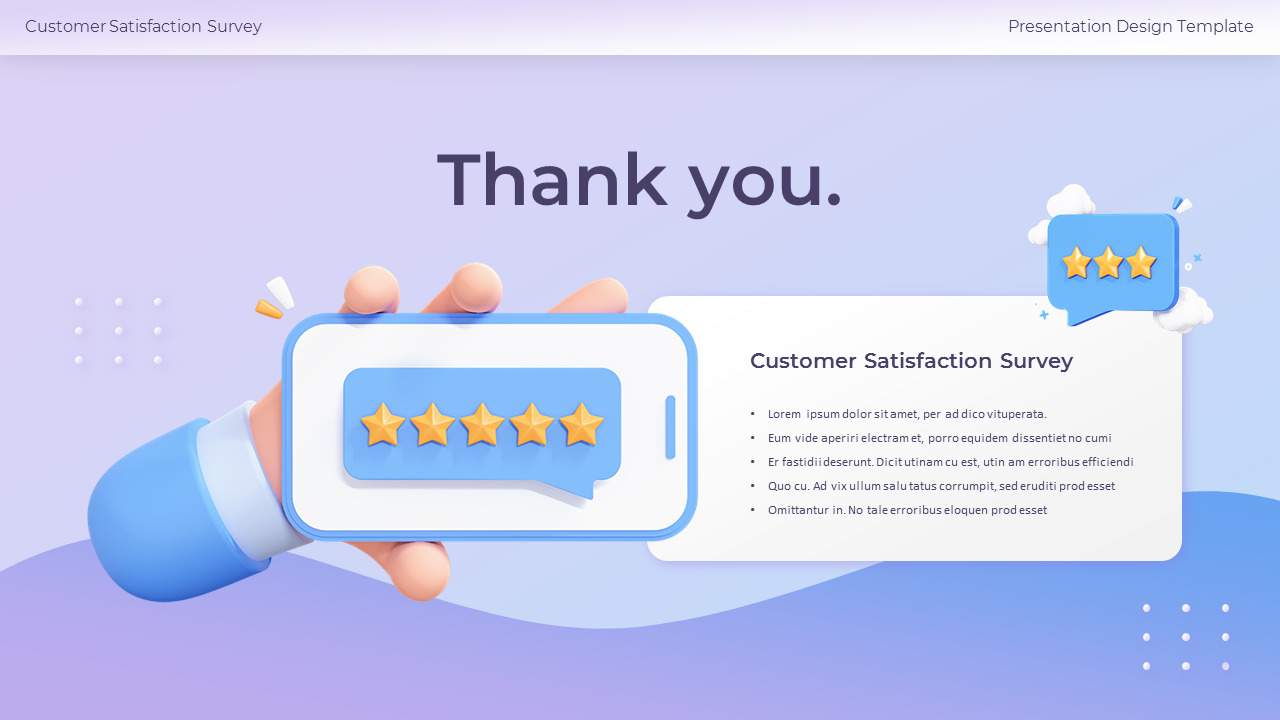 Customer Satisfaction Survey history powerpoint template